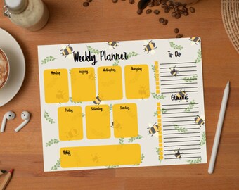 Planner Download Bee Busy - Etsy