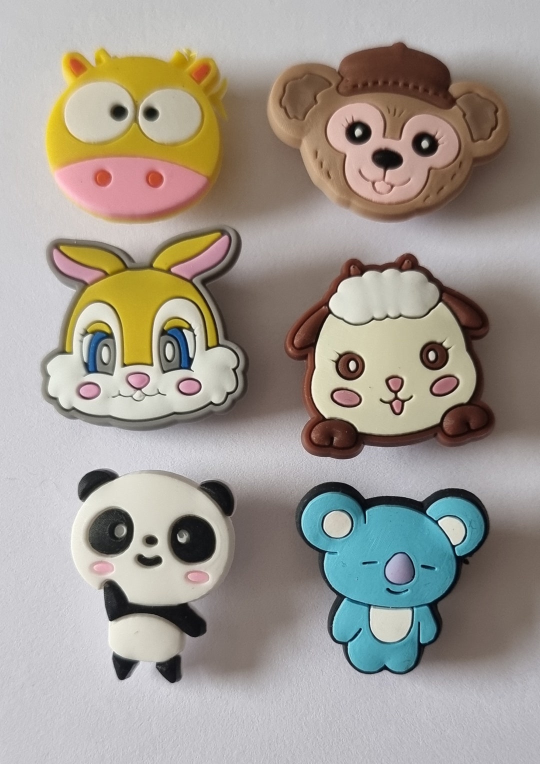 Bundle of 6 Cute Animals Croc Charms - Etsy