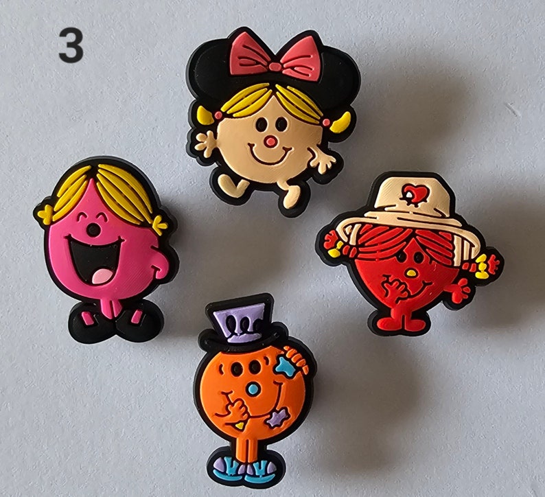 Bundle of Little Miss Inspired Croc Charms - Etsy