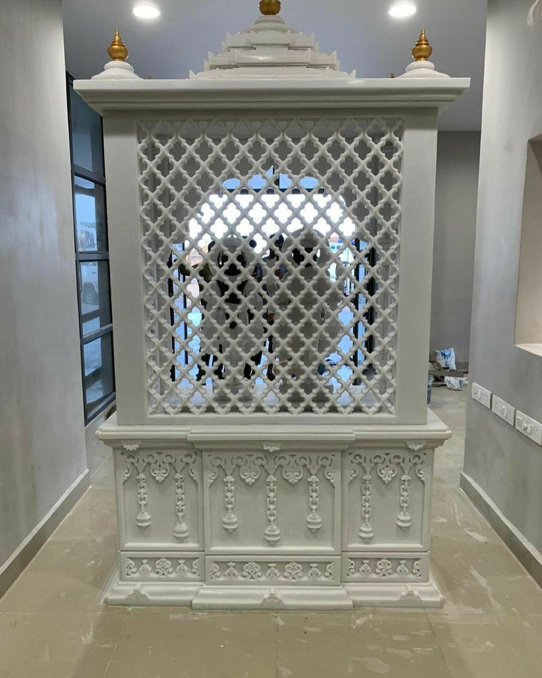 Marble Temple Handcrafted With Intricate Carvings - Spiritual Home ...