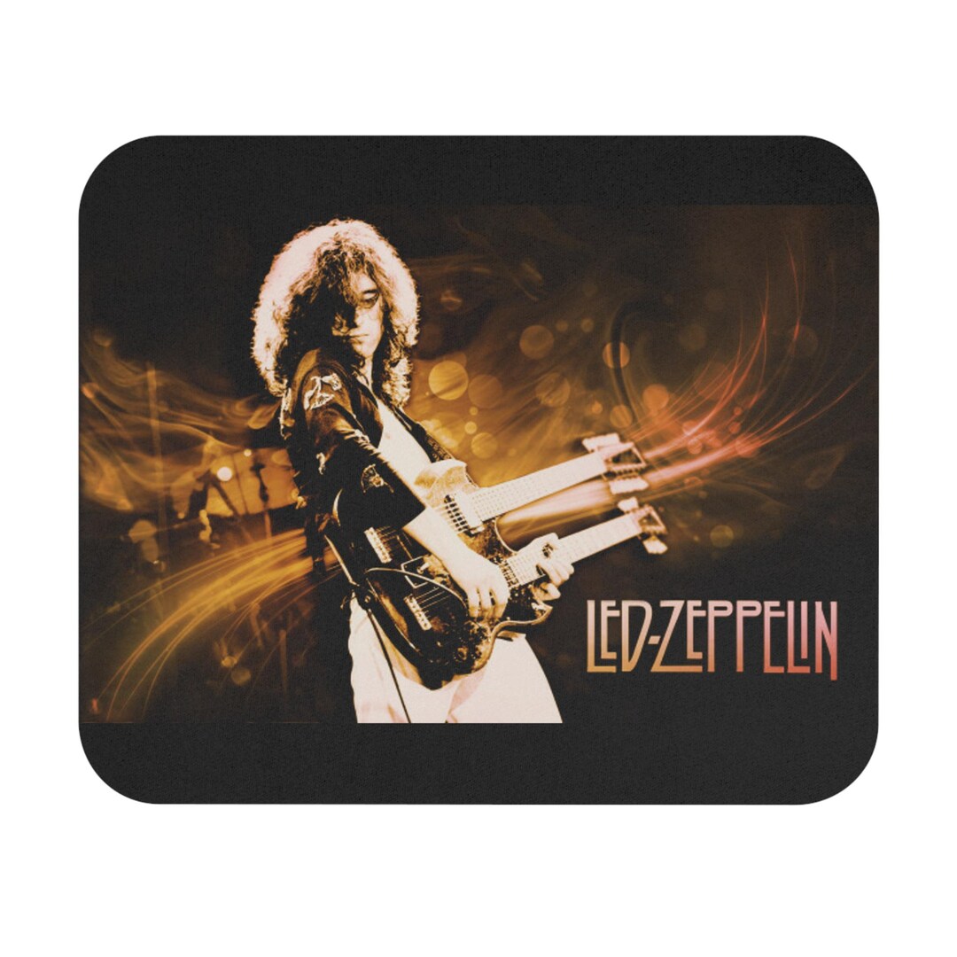 Jimmy Page Led Zeppelin Mouse Pad for Home, Office Decor, Office Decor ...