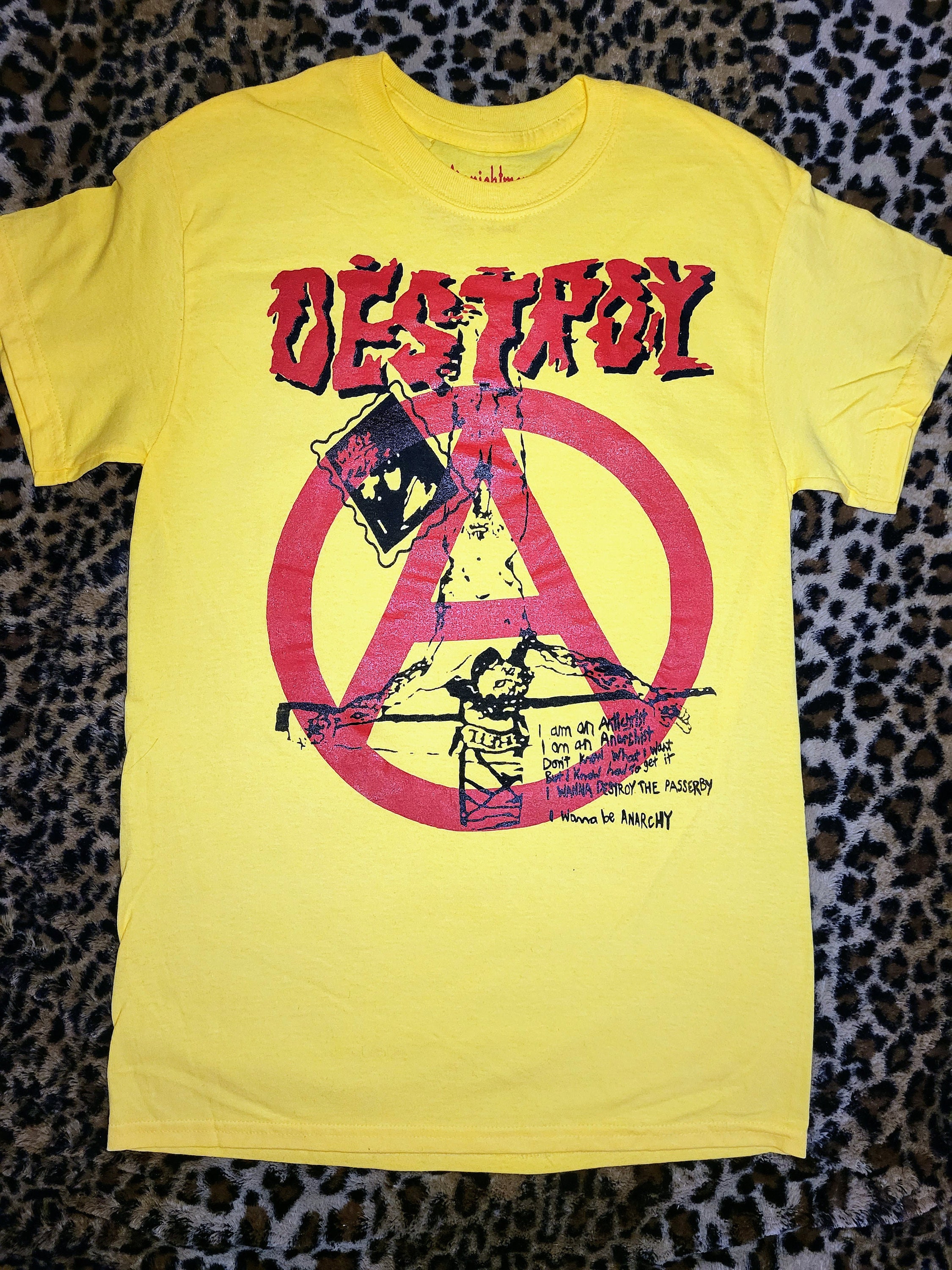 DESTROY Anarchy Crucified Seditionaries DIY Shirt PUNK - Etsy