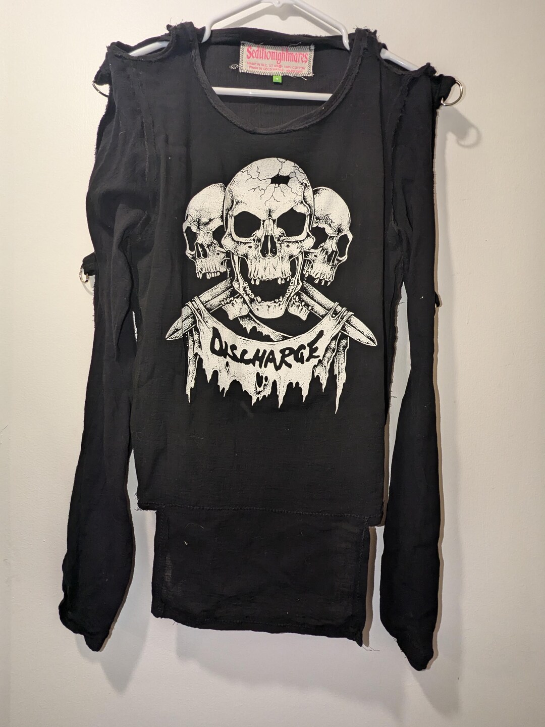 Seditionaries Style Custom DISCHARGE DIY Punk Bondage Shirt Made by ...