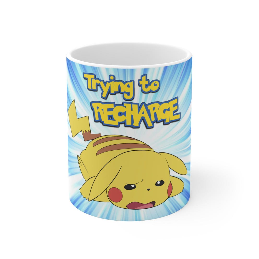 Cartoon 90's Anime Coffee Mug Fun Cup for Anime Fans, Colorful Ceramic ...