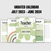 Editable Digital Teacher Planner 2023-2024 UNDATED Lesson Planner ...