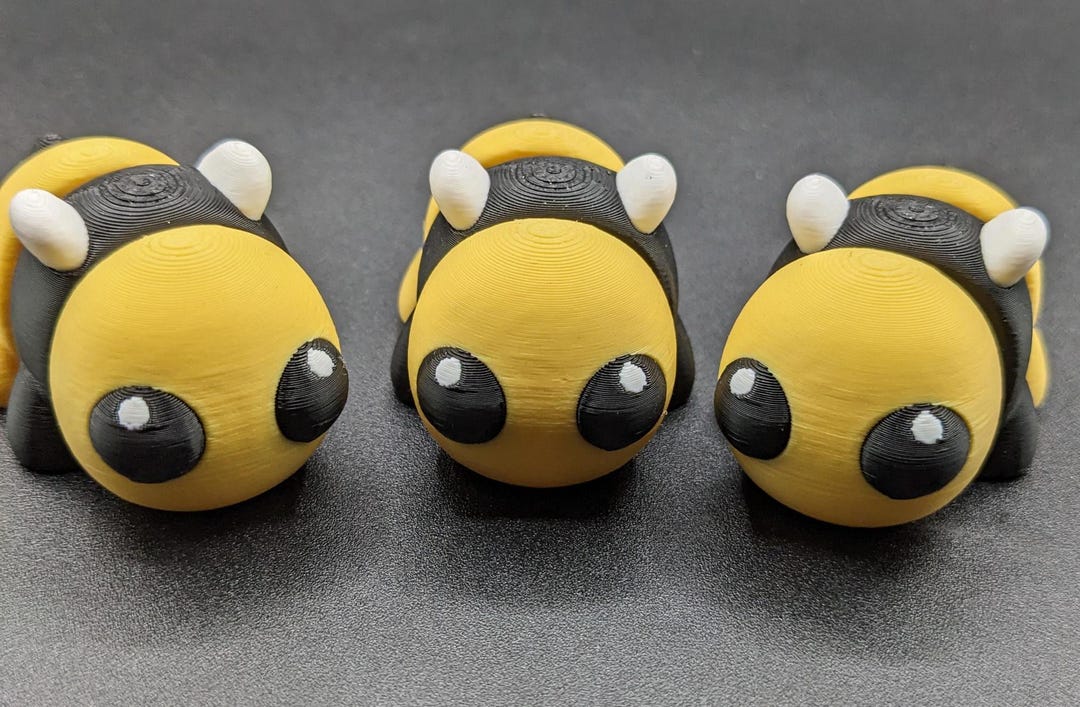 Bumble Bee Fidget Toy - Cute 3D Printed Stress Relief - Etsy