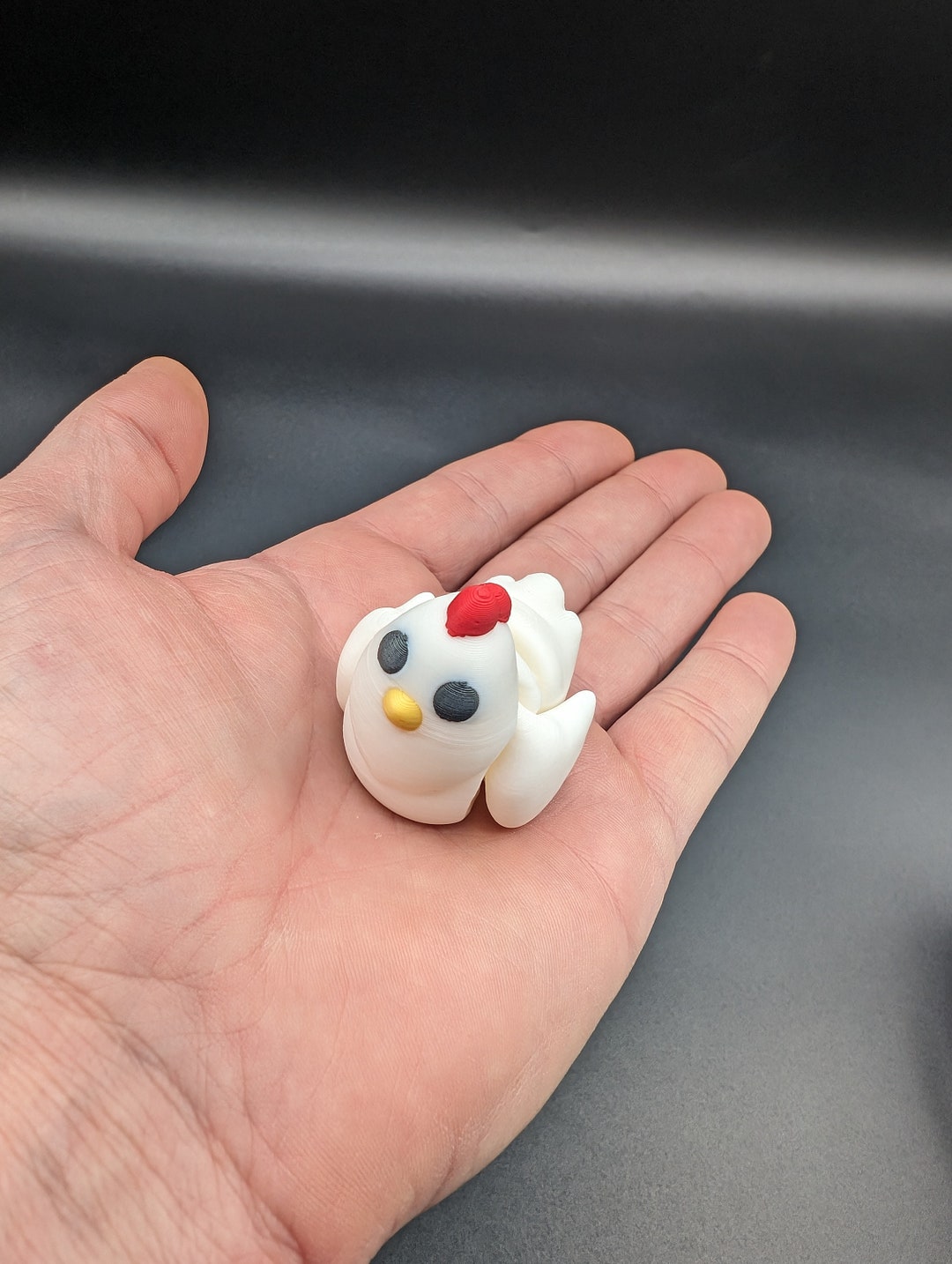 Chicken 3D Printed Chicken Tiny Chicken Fidget Toy Stress Relief ...
