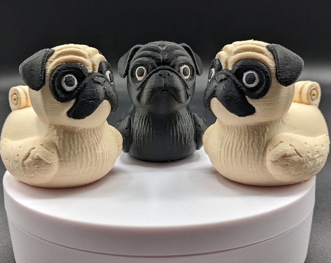 The Fabulous Pug Dog Duck - Etsy
