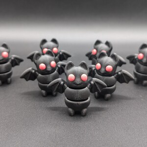 Articulating Tiny Halloween Baby Bat Fidget Toy - Etsy