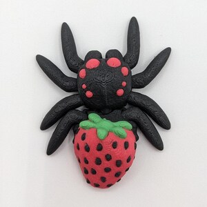 Adorable Strawberry Jumping Spider - Etsy