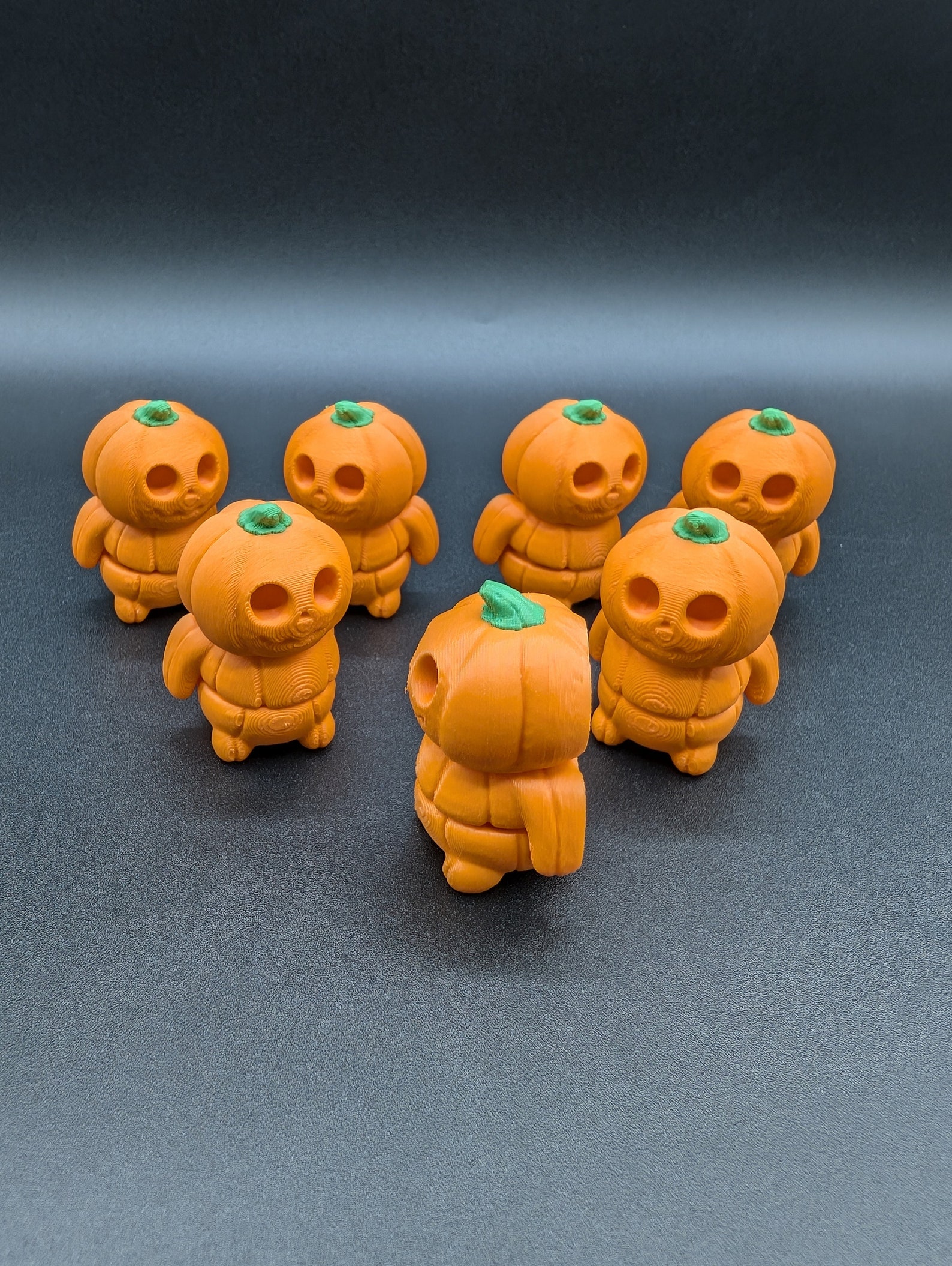 Scary Halloween Flexi Pumpkin Fidget Toy - Etsy