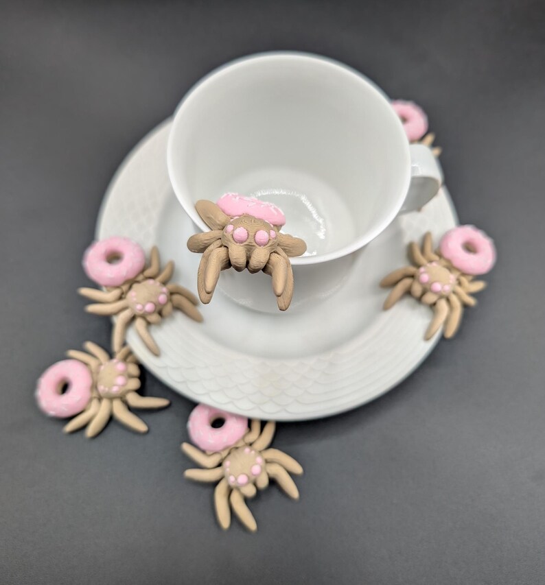 Sweet Articulated Donut Spider - Etsy