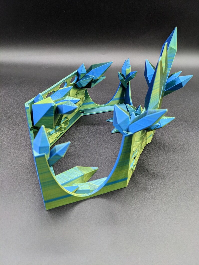 Crystal Dragon Display Stand: 3D Printed Collectible Showcase - Etsy