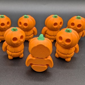 Scary Halloween Flexi Pumpkin Fidget Toy - Etsy