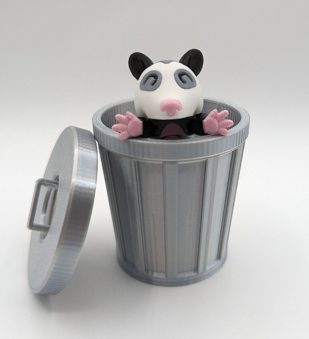 Possum With Trash Can Fidget Toy - 3D Printed Cute Stress Relief - Etsy