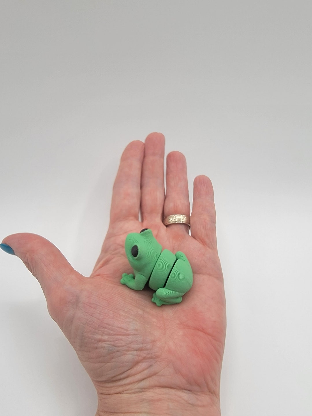 Tiny Sensory Articulated Fidget Frog - Etsy