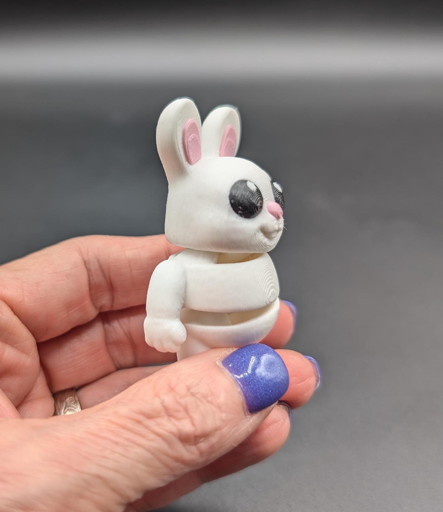 3D Printed Easter Tiny Bunny Fidget Toy - Etsy
