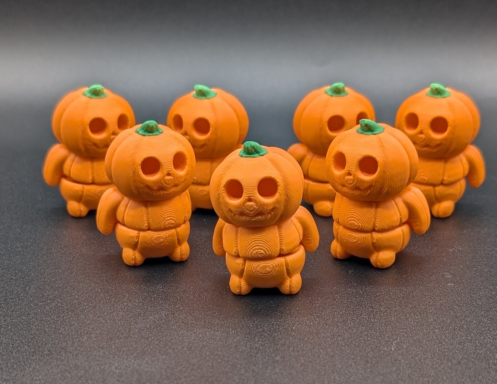 Scary Halloween Flexi Pumpkin Fidget Toy - Etsy