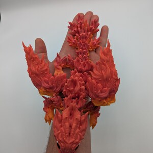 Dragon Baby Phoenix Fire Pyro Dragon Articulating Flexi by Cinderwing ...