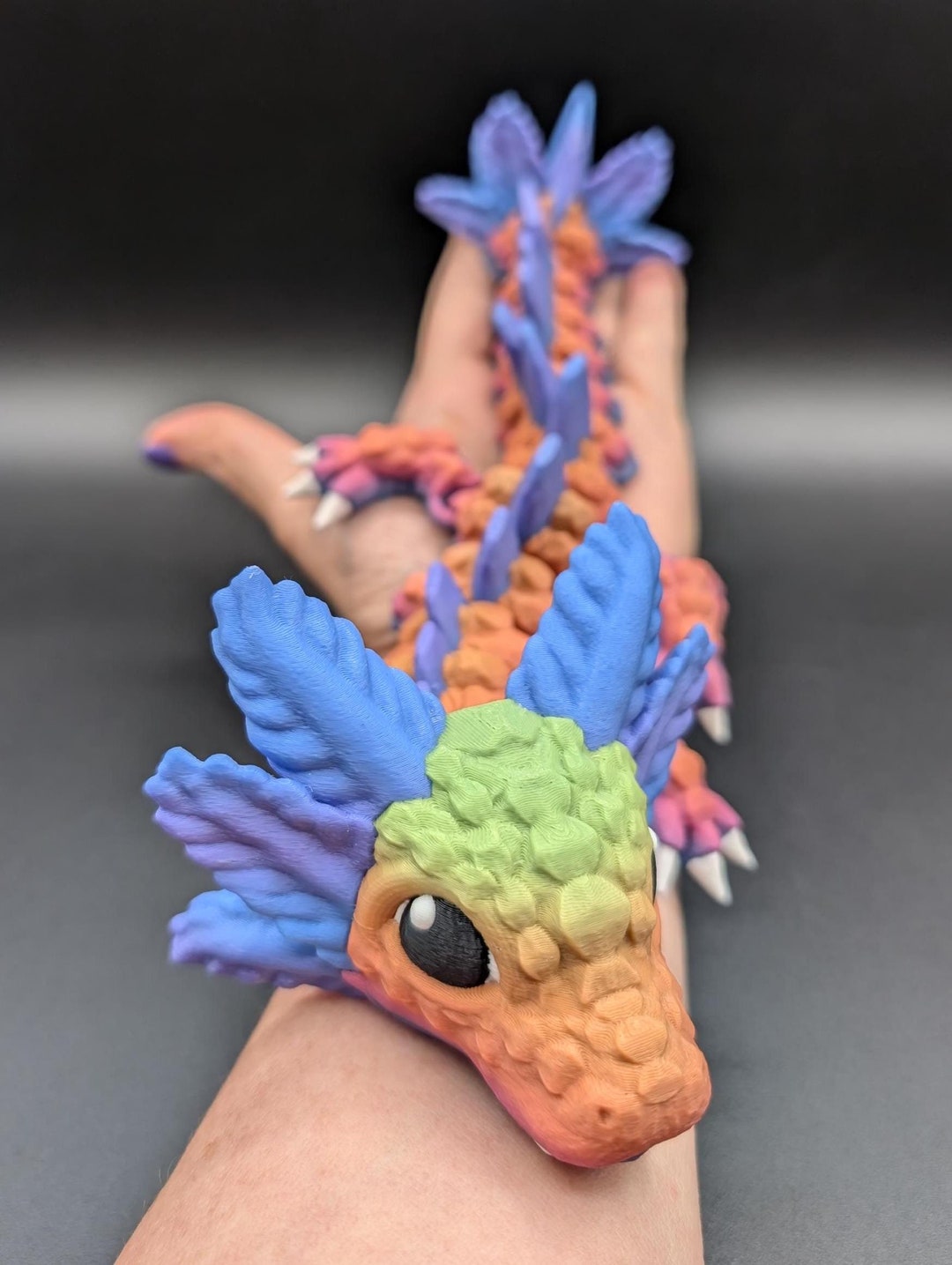 Magical Articulated Baby Axolotl Dragon - Etsy