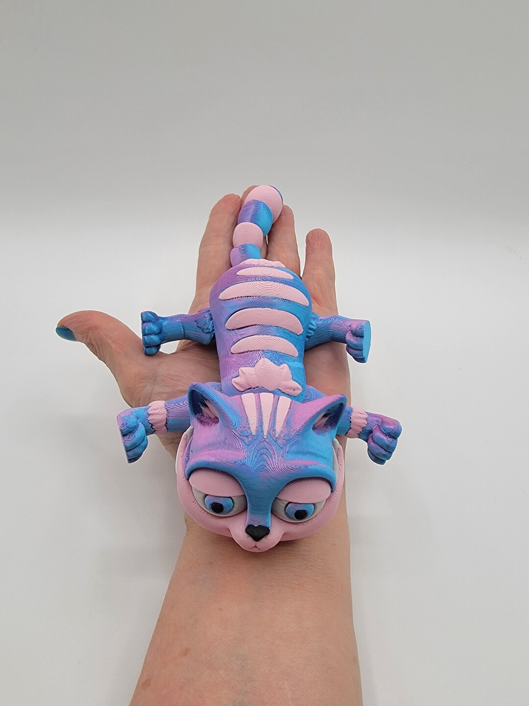 3D Printed Articulated Cat Fidget Toy - Etsy