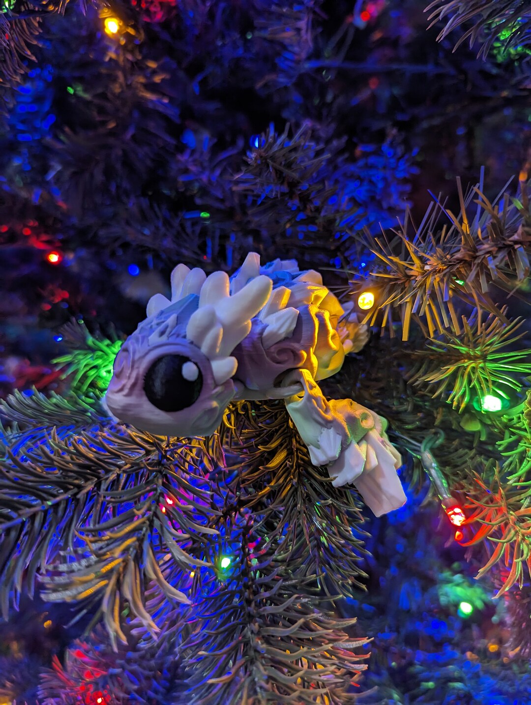 Enchanting 3D Printed Snowflake Turtle by Cinderwing - Etsy