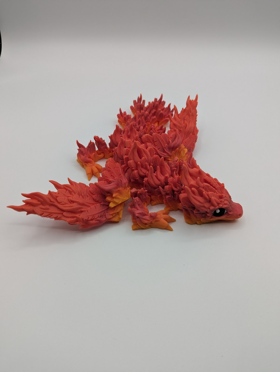 Dragon Baby Phoenix Fire Pyro Dragon Articulating Flexi by Cinderwing ...