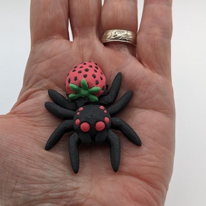 Adorable Strawberry Jumping Spider - Etsy
