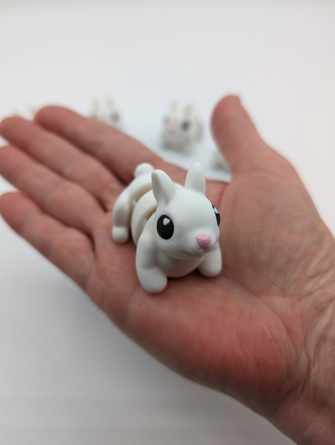 3D Printed Easter Tiny Bunny Fidget Toy - Etsy