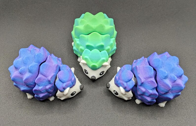 Adorable Articulated Hedgehog Fidget Toy - Etsy