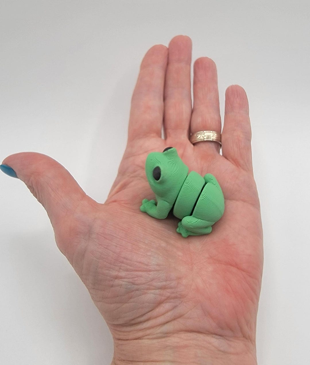 Tiny Sensory Articulated Fidget Frog - Etsy