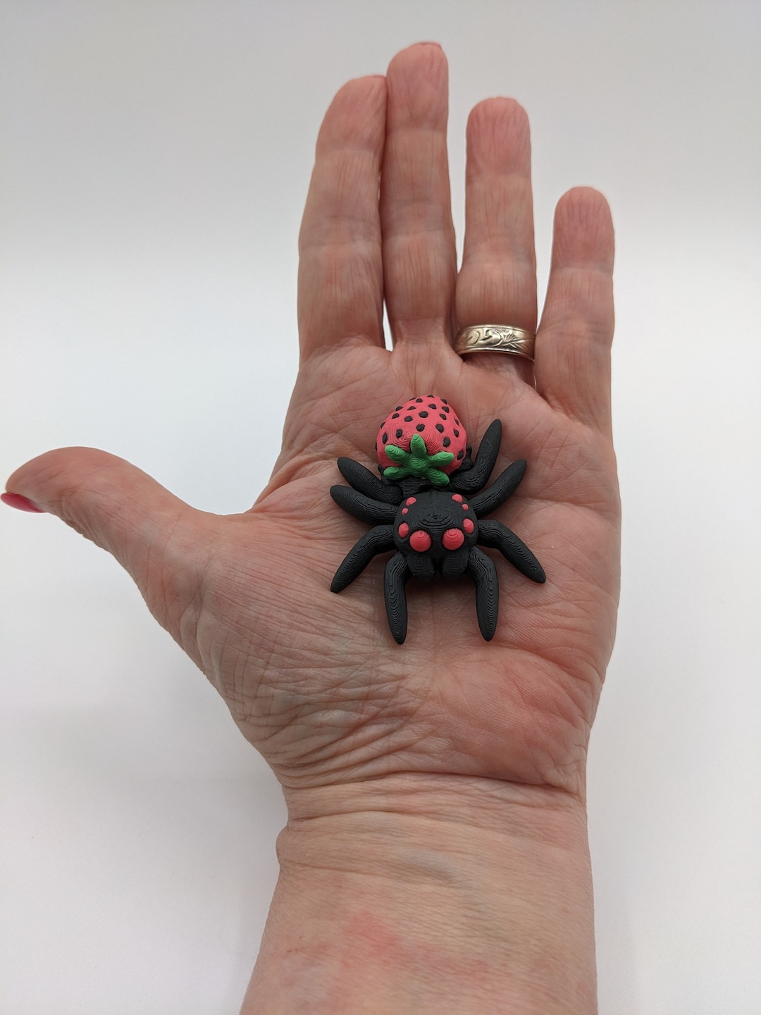 Adorable Strawberry Jumping Spider - Etsy