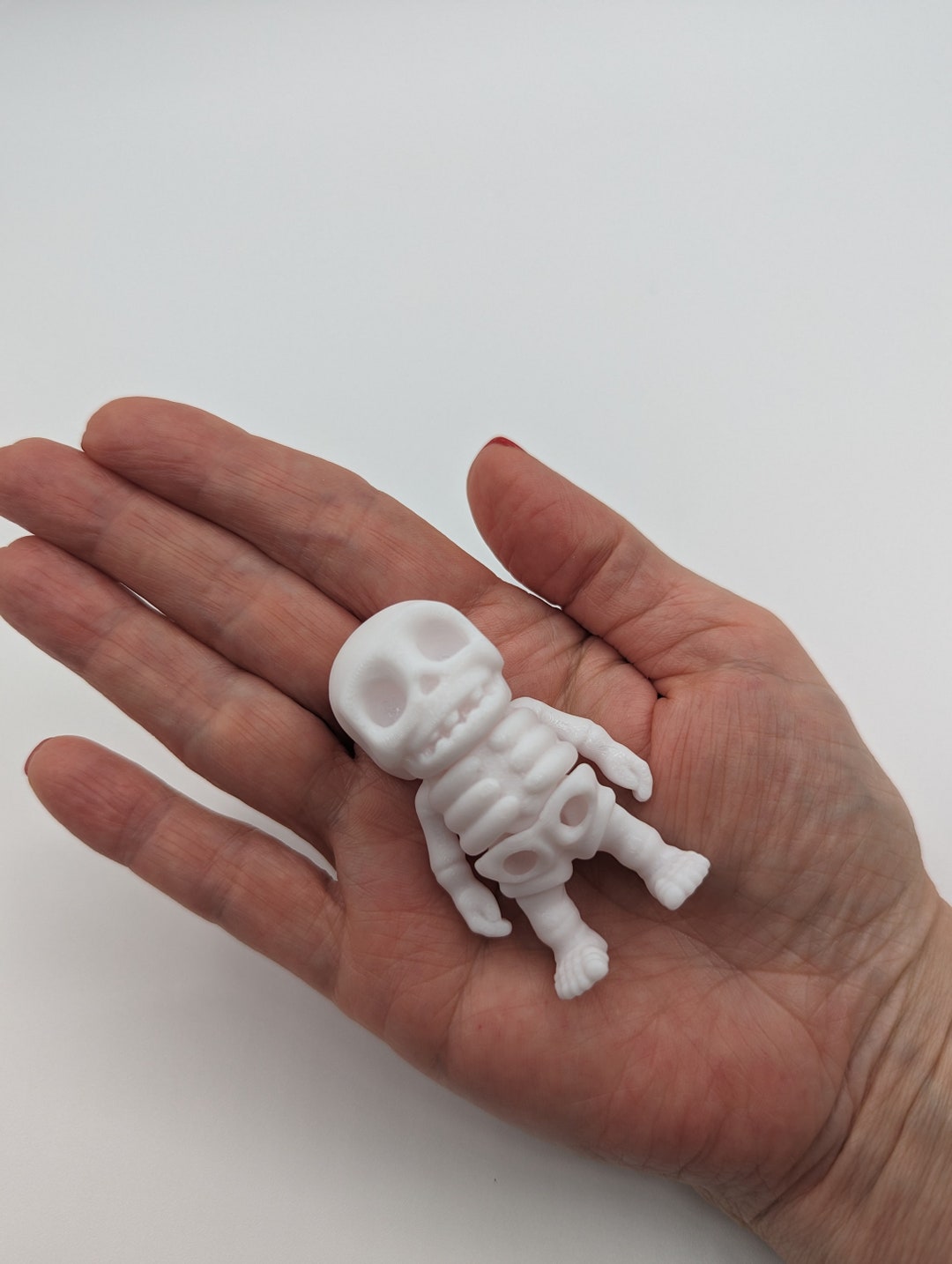 Tiny Articulated Halloween Skeleton Fidget Toy - Etsy
