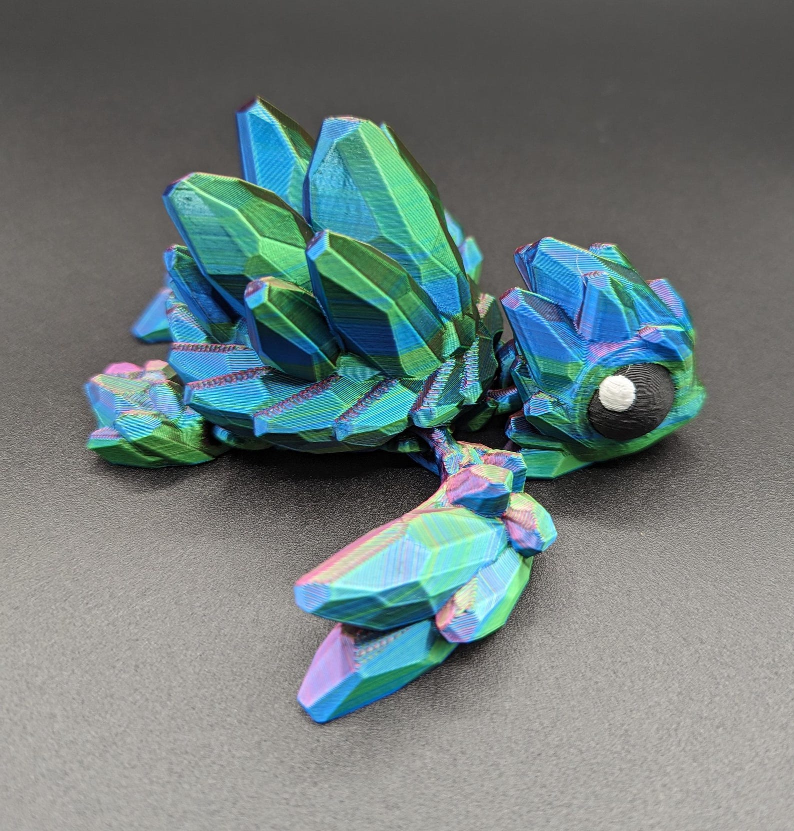 Turtle 3D Printed Gemstone Turtle Unique Crystal Sculpture Home Decor ...