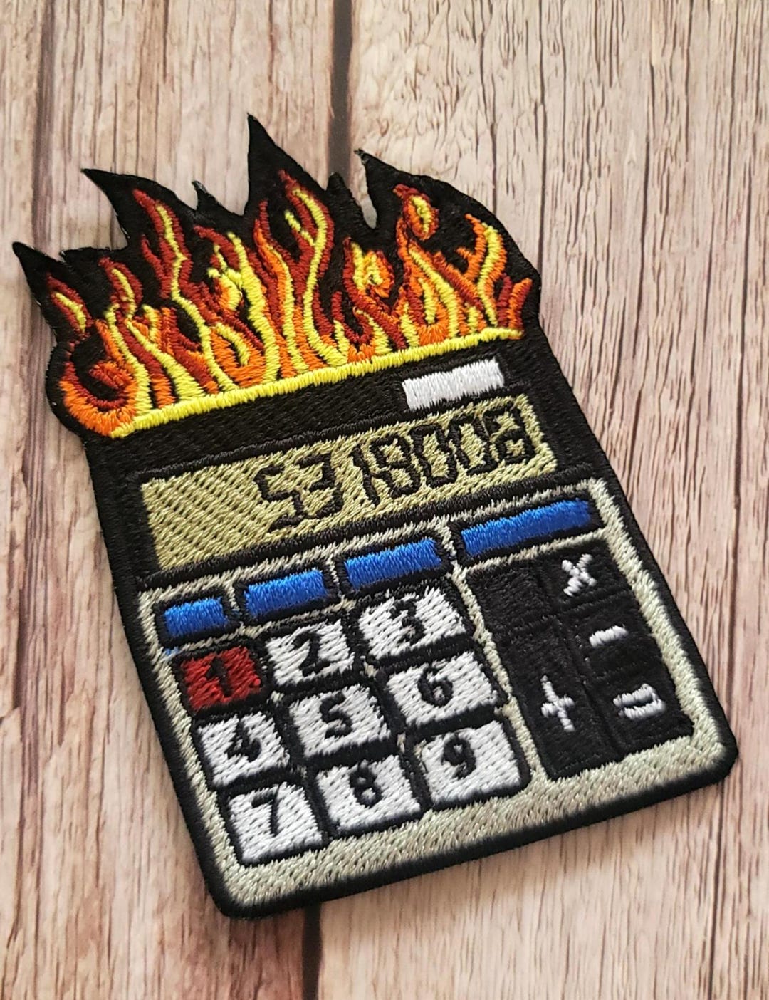 Calculator Patch 5318008, but Turn It Upside Down! - Etsy