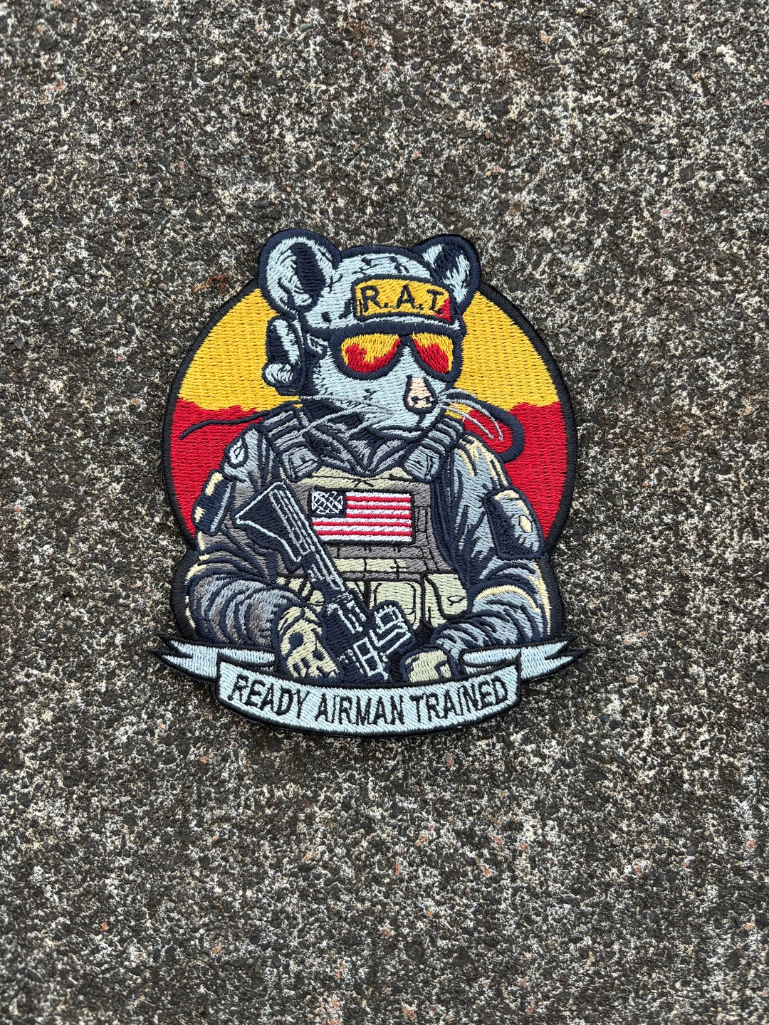R.A.T. Ready Airman Trained. Air Force. Perfect Military Patch. OCP ...