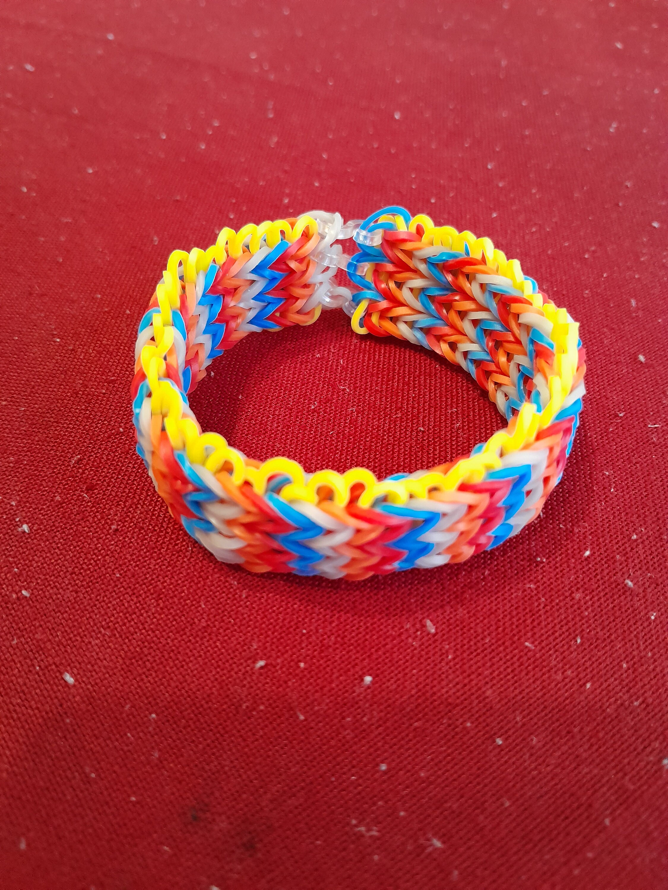 Rainbow Loom Triple Single Fishtail