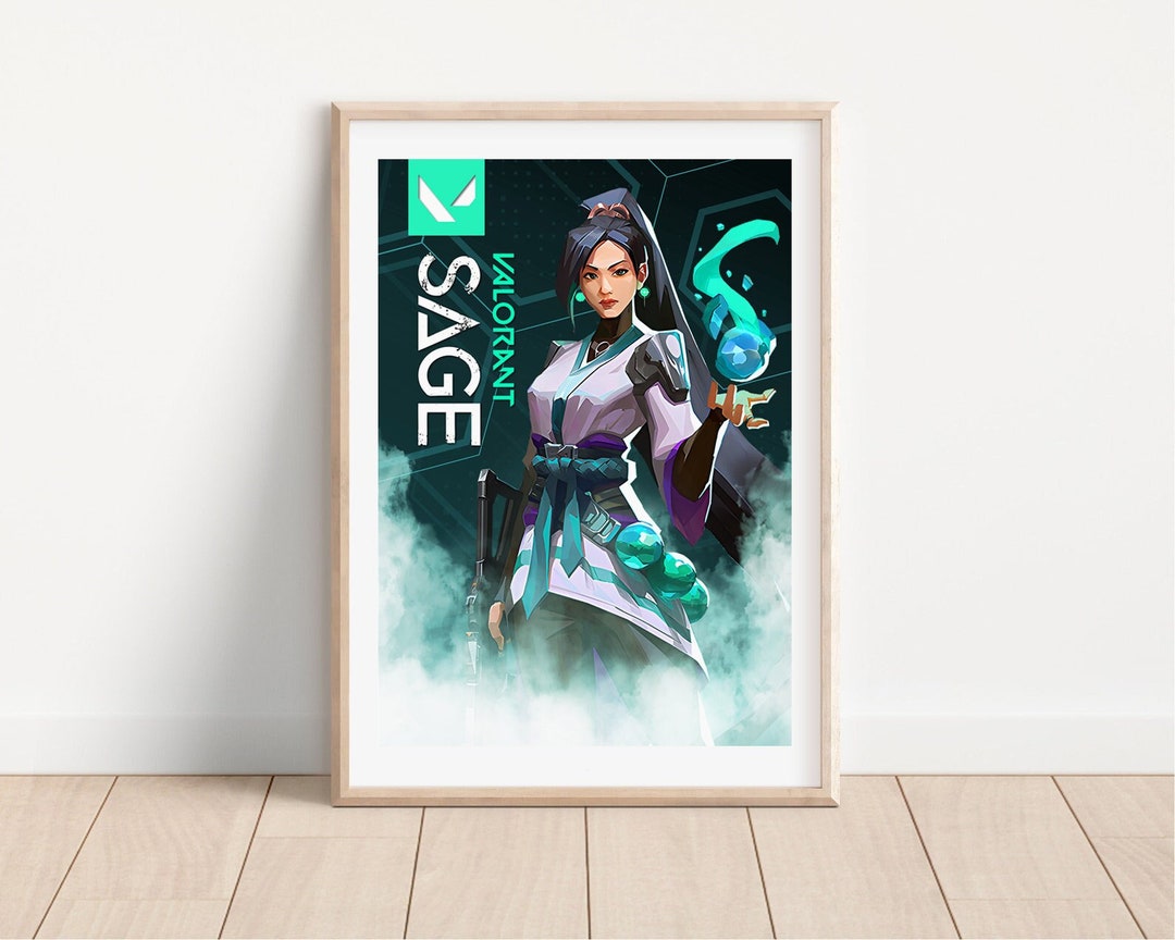 Valorant Agent Sage Poster Unic Digital Download - Etsy