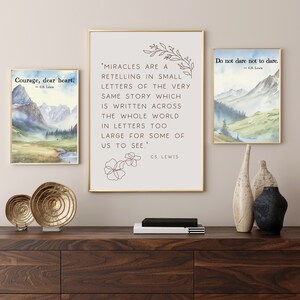 CS Lewis Wall Art, CS Lewis Quotes, Printable Digital Download ...