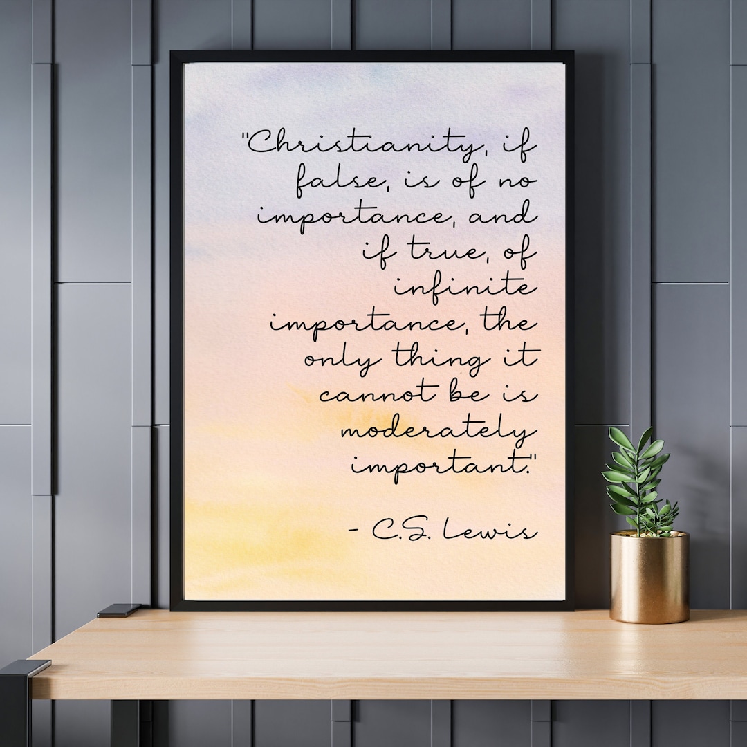 CS Lewis Wall Art, CS Lewis Quotes, CS Lewis Poster, Printable C S ...