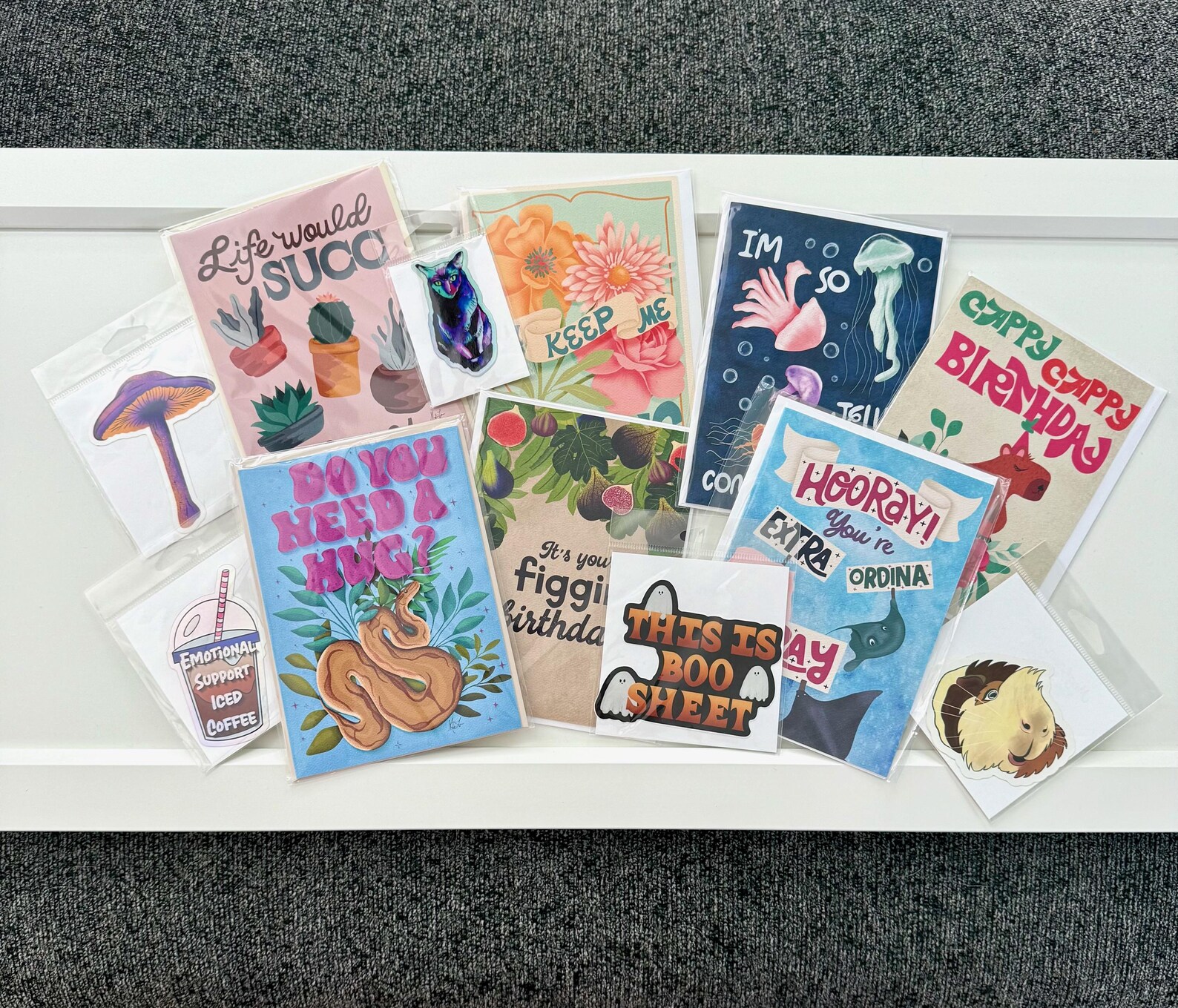 Retro Mushroom Greeting Card: Morel Support, Friendship Card - Etsy