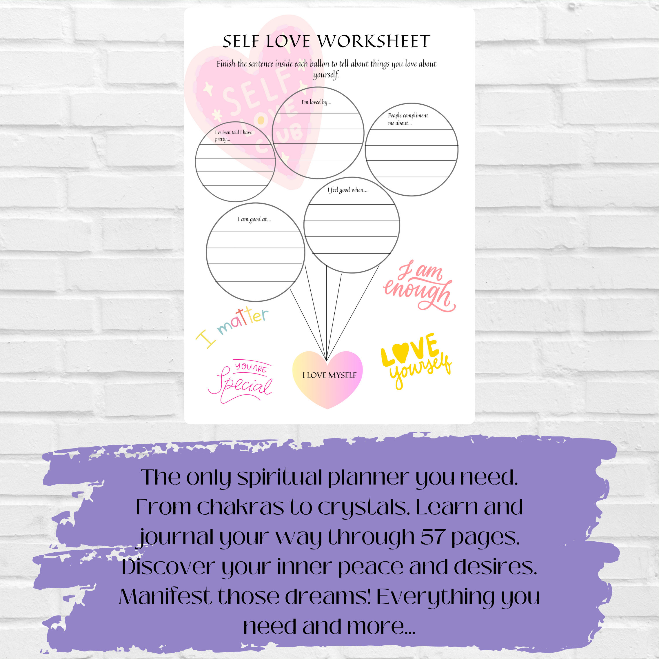 Spirituality Planner Instant Download Printable Pdf 57 - Etsy