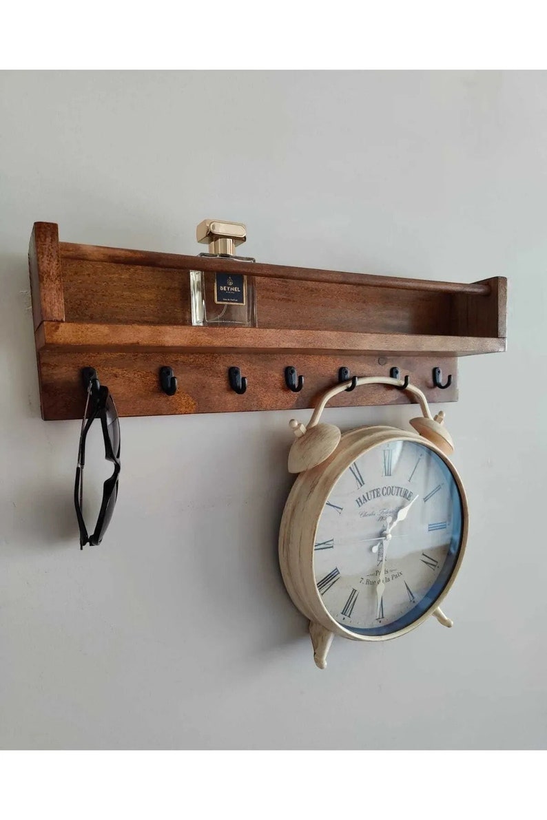 Wooden Wall Keychain,wood Shelf, Decorative, Home Gift - Etsy