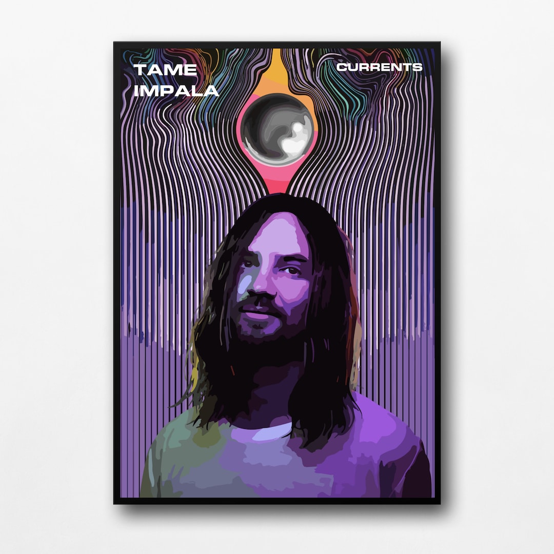 Tame Impala Currents Poster | Graphic Print | Album Art | Rock Band ...