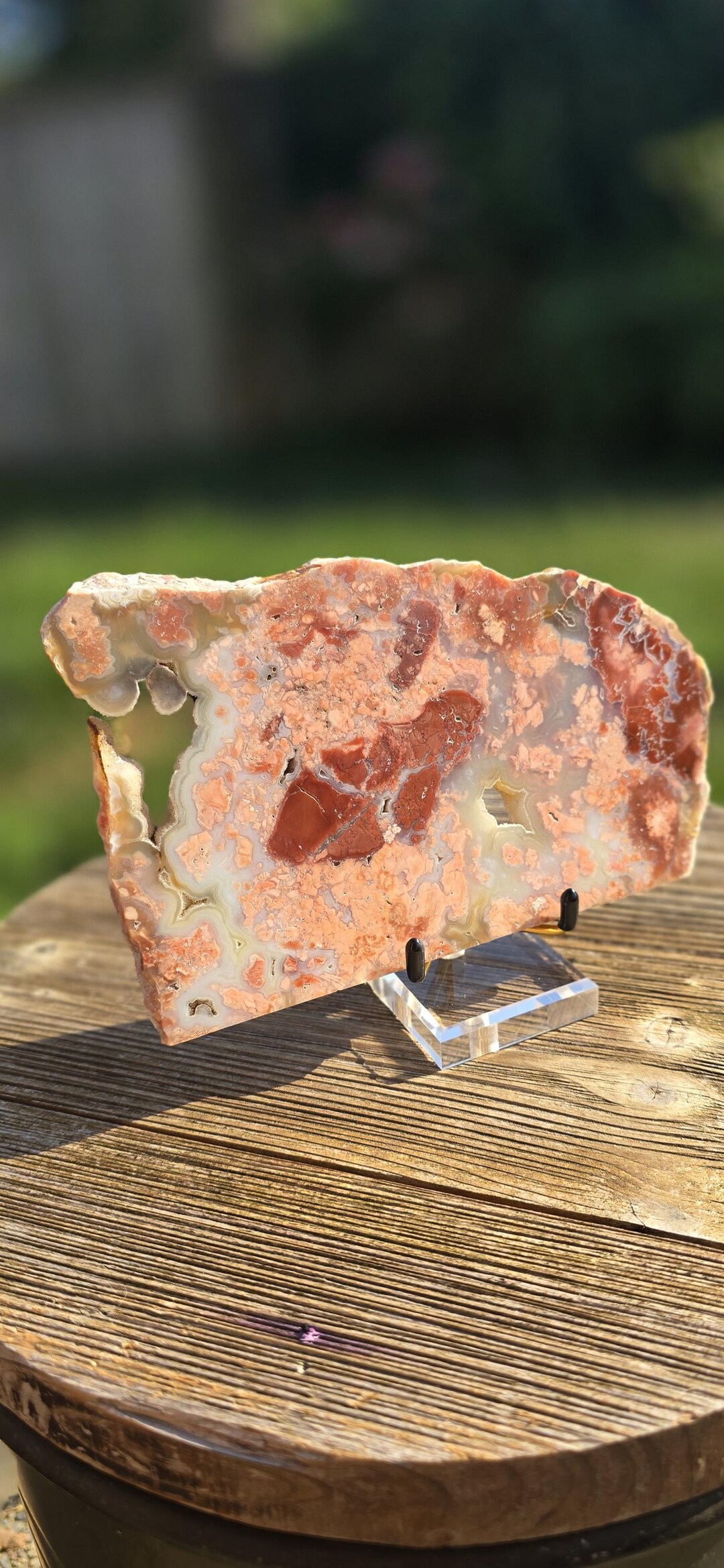 Cotton Candy Agate Polished Slab - Etsy