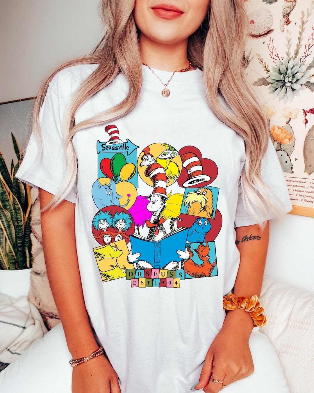 Retro Dr Suess Png, Cat in The Hat Png, Dr Suess Day Png, Read Across ...