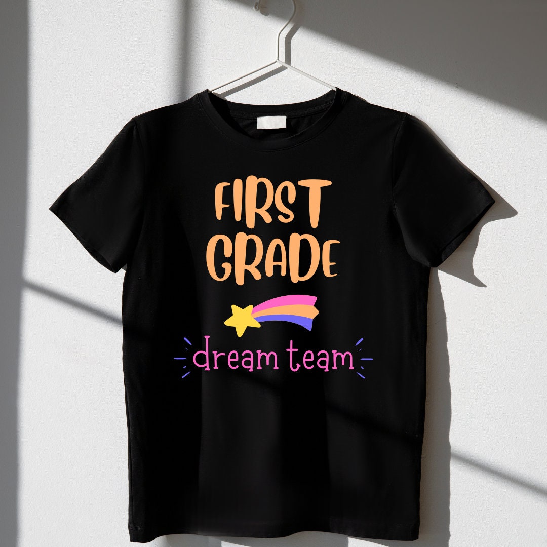 First Grade Team Svg File - Etsy