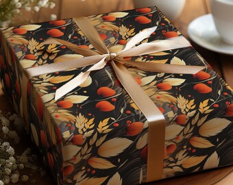 Vintage Perfume Counter Wrapping Paper Floral Gift Wrap Paper ...