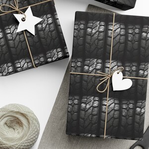 Black Tire Tread Wrapping Paper: Automotive Gift Wrap, Car Enthusiast ...