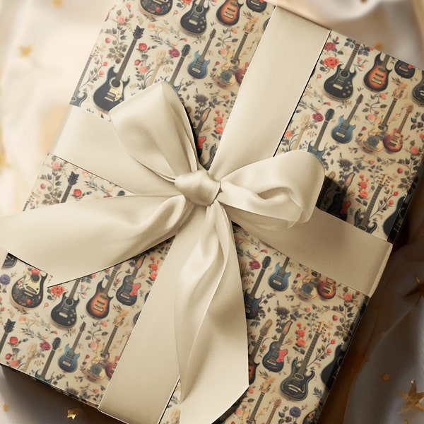 Music Theme Wrapping Paper - Etsy
